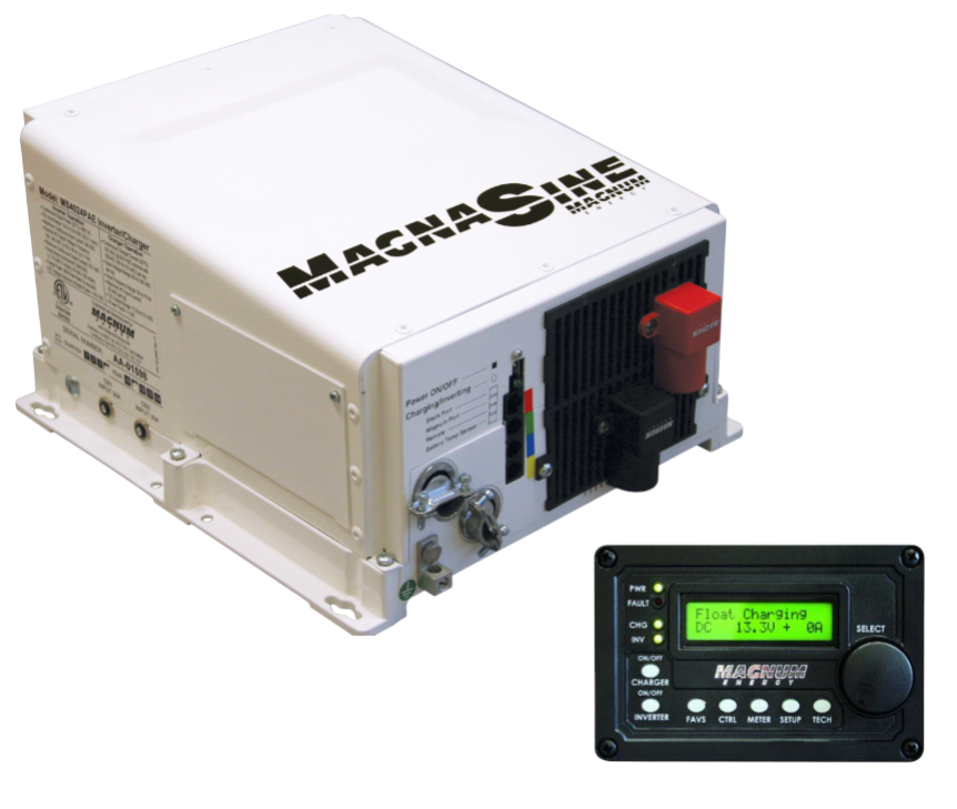 Magnum MS4448PAE Pure Sine Inverter/Charger with ME-ARC50-L Advanced ...