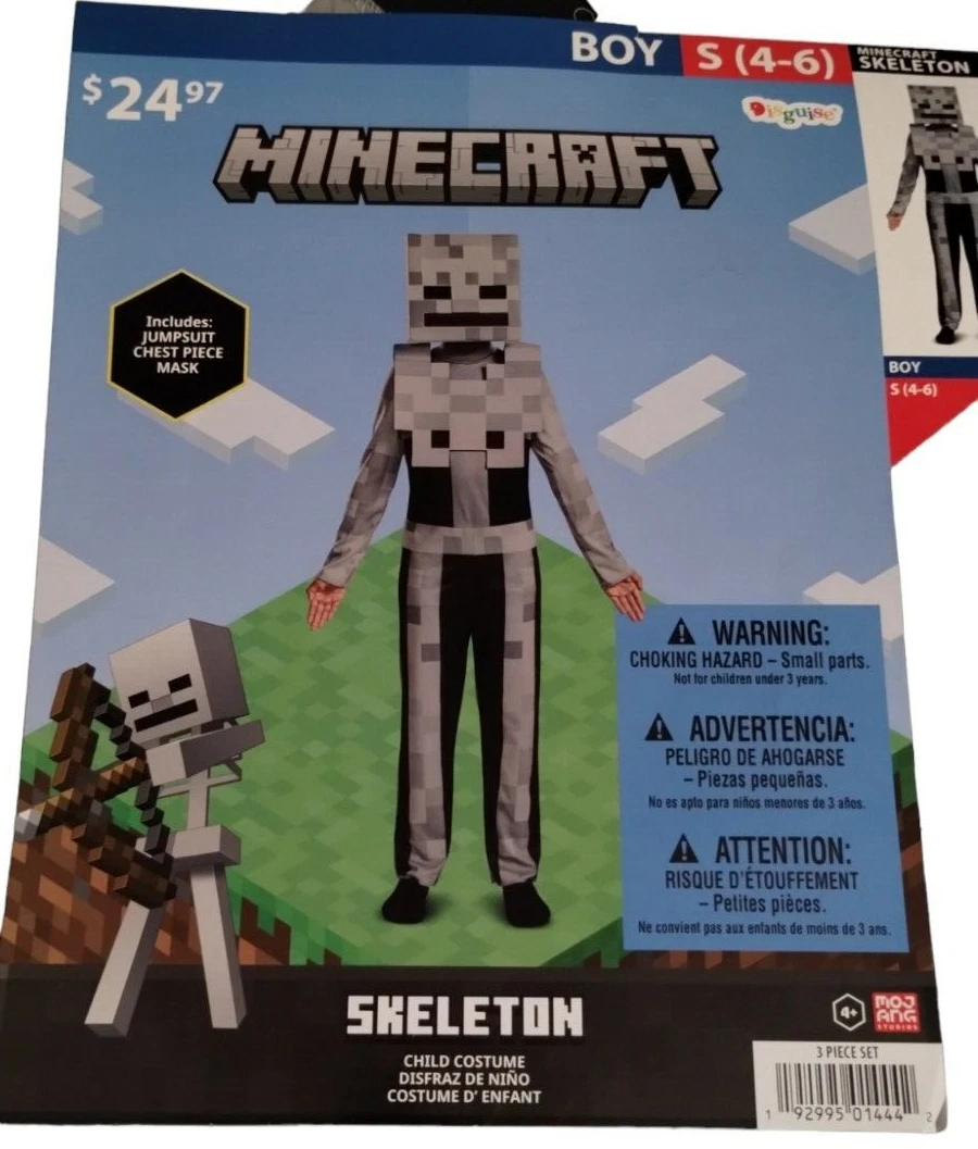 Skeleton Minecraft Costume
