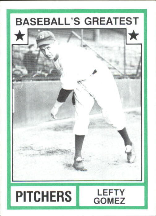 1982 TCMA Baseball's Greatest - Pitchers White Back Has MLB Logo #1982 ...