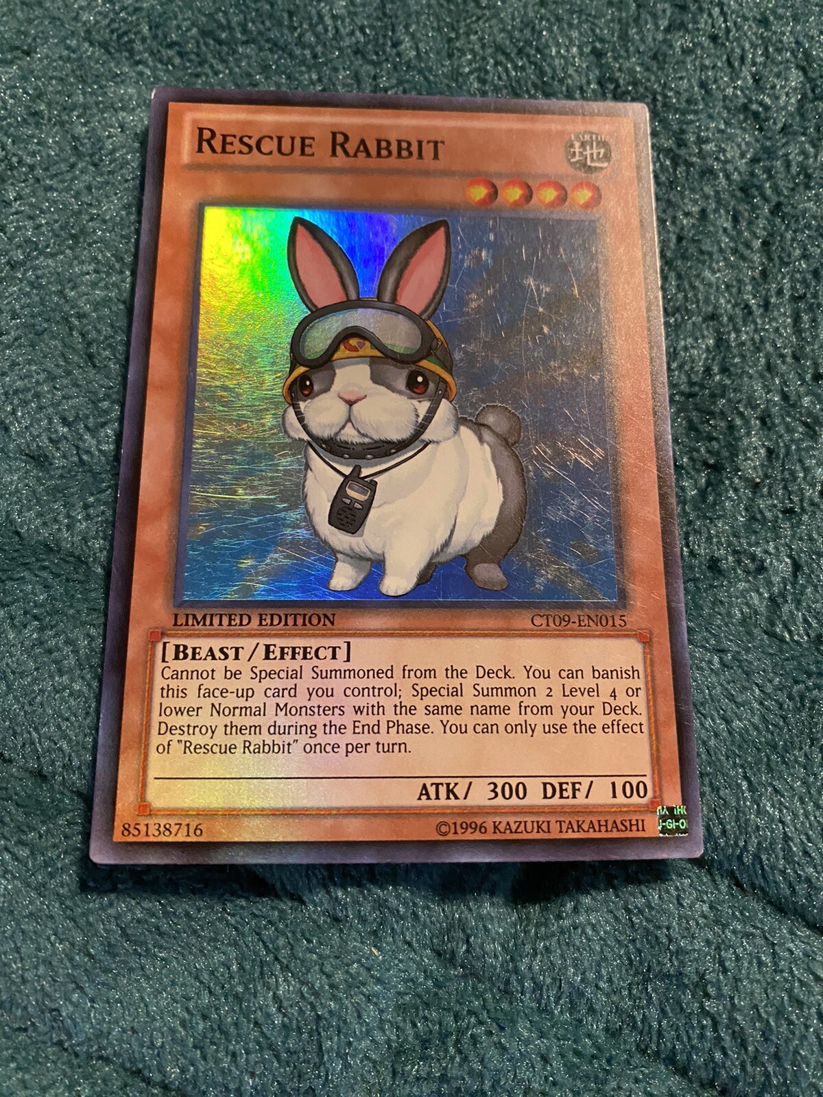 1996 Yu-Gi-Oh! Rescue Rabbit CT09-EN015 Super Rare Limited Edition | eBay