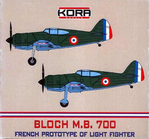 KORA Models 1/72 BLOCH MB.700 French Light Fighter Prototype | eBay
