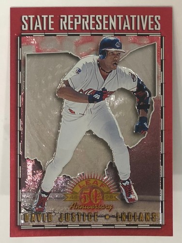 1998 Leaf - State Representatives - David Justice - #23 - Guardians ...