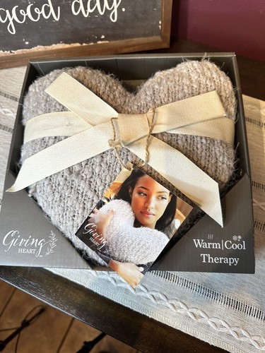 DEMDACO Grey Warming Heart Plush Throw Pillow 13x10" Comforting Hug ...