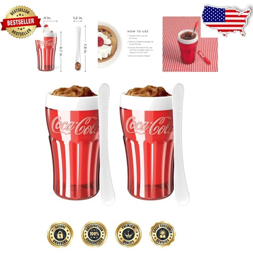 8-Oz Retro Slush & Shake Maker by Coca-Cola – Perfect for Parties ...