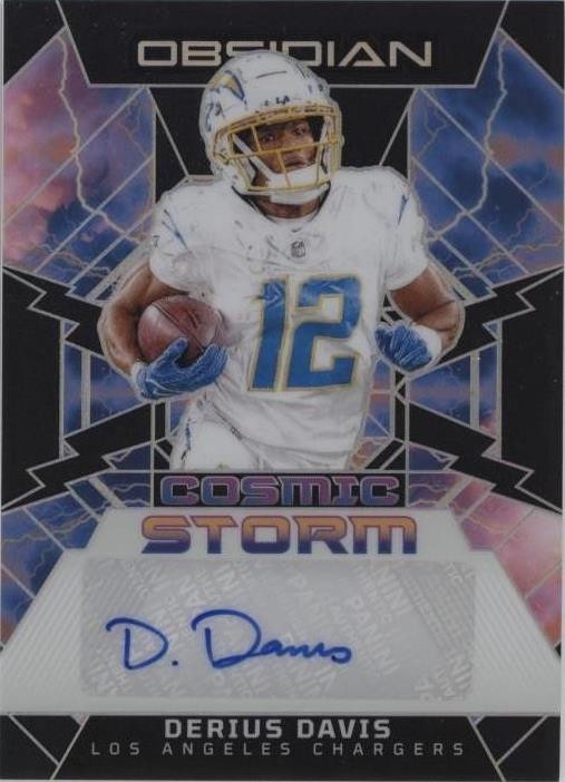 2024 Panini Obsidian - Cosmic Storm Signatures Derius Davis #CSS-DDS ...