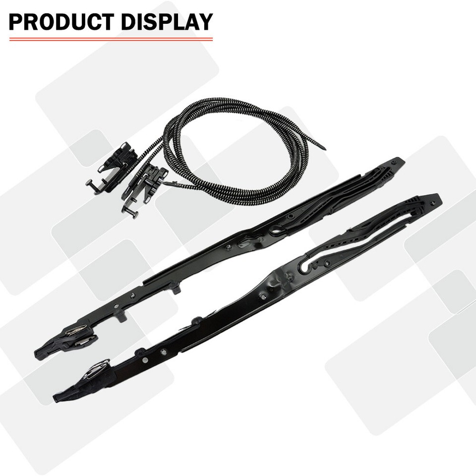 Sunroof Glass Cables+Track Assembly Set For 2015-2020 Ford F150 17-19 ...
