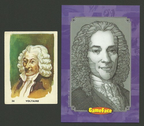 Voltaire French Writer Candide Historical Fab Card Collection | eBay