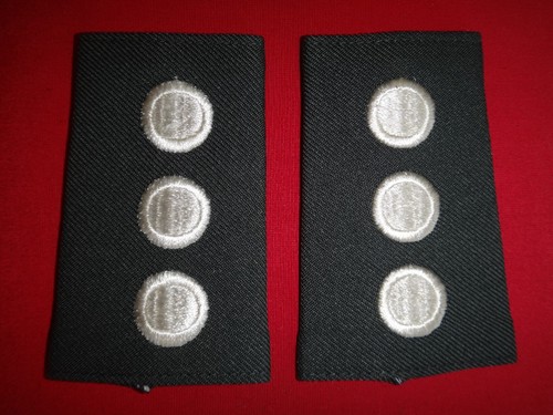 Pair Of US Army Jr ROTC CAPTAIN Insignia Shoulder Badges Small Epaulets ...