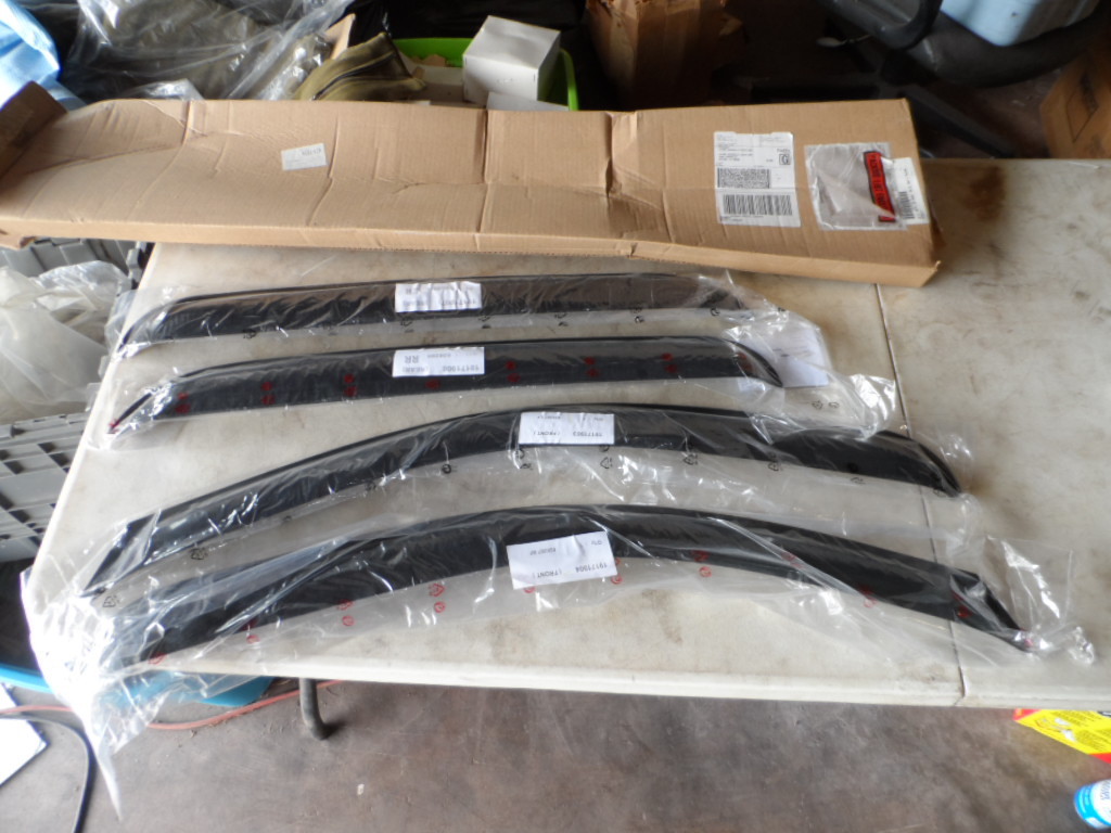 OEM Chevrolet GMC Set Front Rear Vent Shade Visor Wind Deflectors GM ...