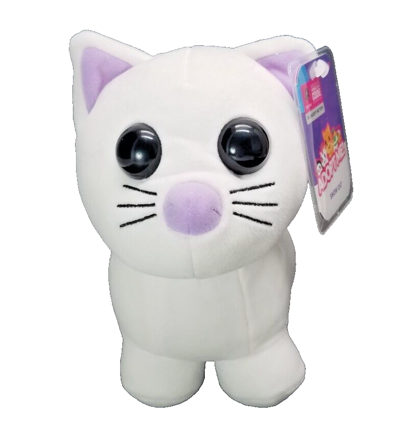 Adopt Me! Plush 8" Pet SNOW CAT Stuffed Animal Roblox 2023 Toy with ...
