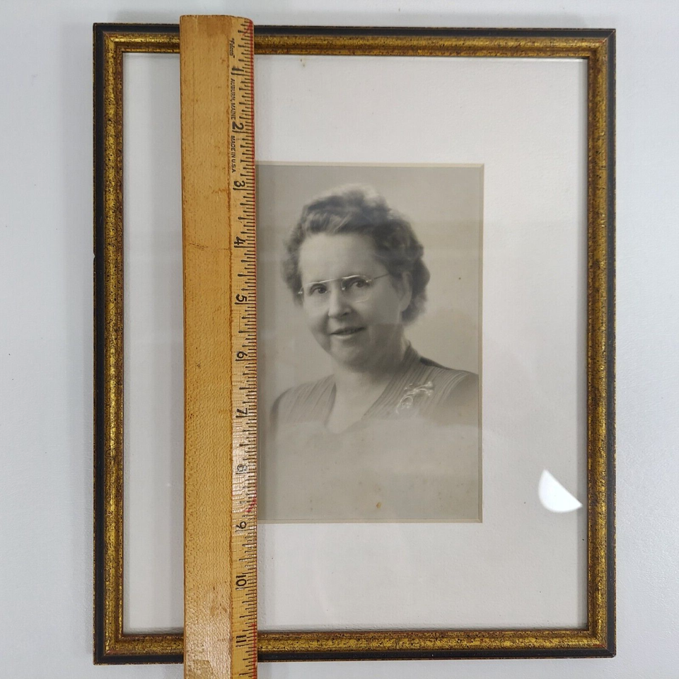 1930s Vintage Grandma Auntie Portrait Photo Eyeglasses Brooch ...