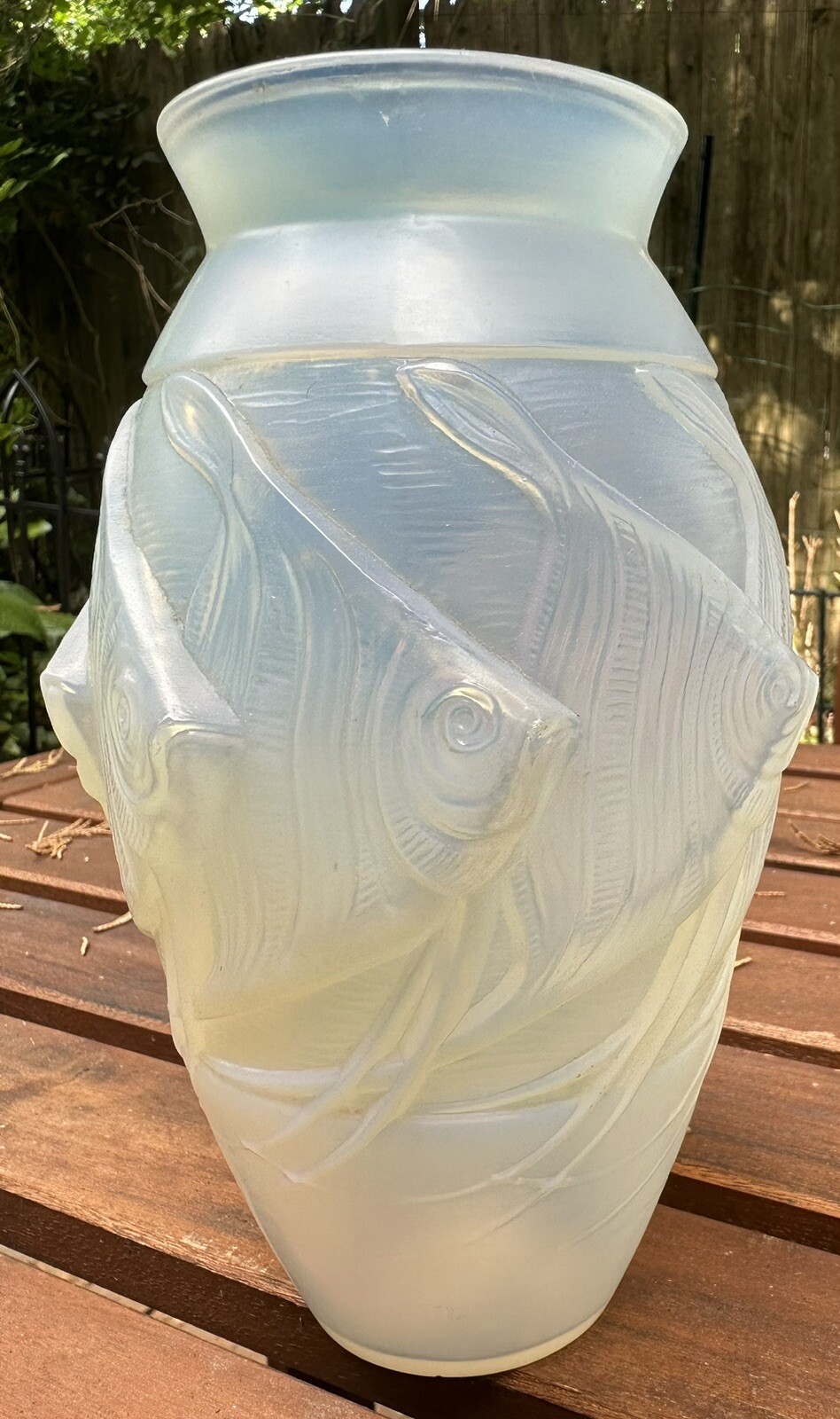Paris French Sabino Art Glass Fish Vase | eBay