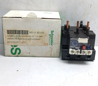 Schneider LRD3361 Thermal Overload Relay 55-70A Telemecanique LR2D33 ...