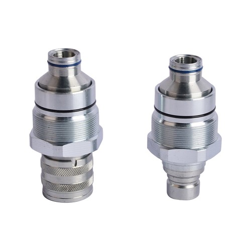 Male & Female Flat Face Coupler Kit For John Deere 320E 323E AT406474 ...