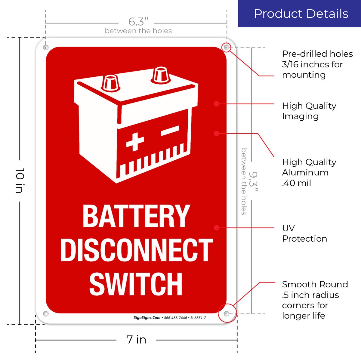 Disconnect Switch Size Chart