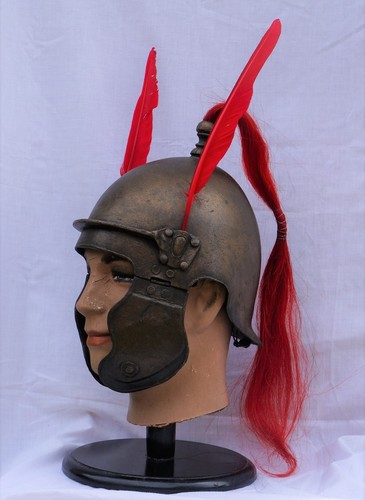 ROME SPARTACUS ROMAN LEGION LEGIONNAIRE OPTIO HELMET SCREEN MOVIE PROP ...