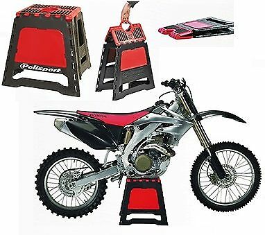 Polisport Folding Bike Box Stand Motocross MX Enduro Black Orange KTM ...