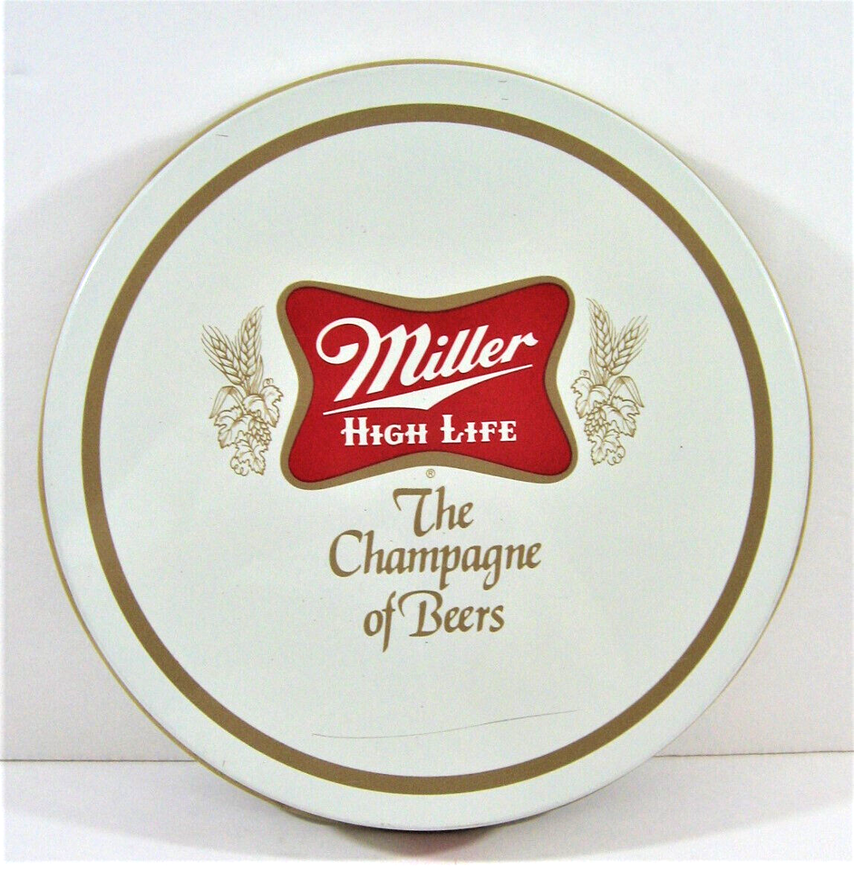 Vintage Miller High Life Beer Tray Logo Image Old Distributor Stock ...