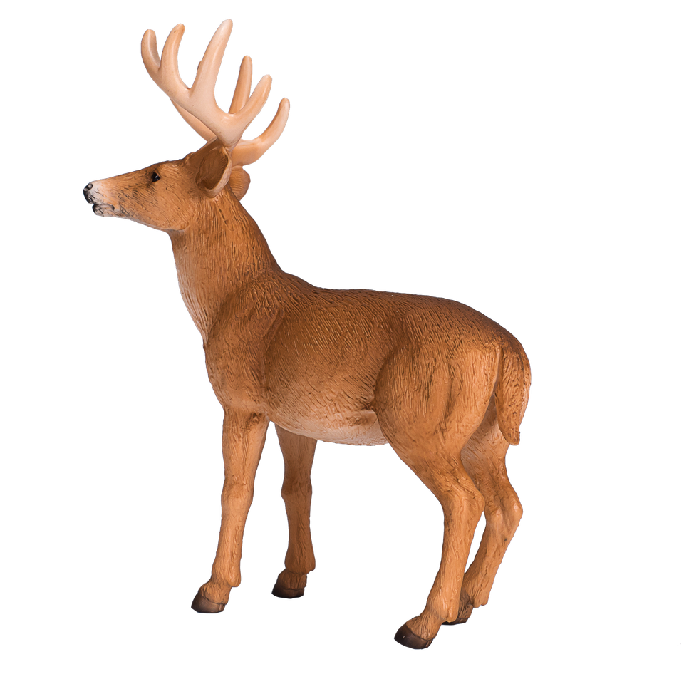 Mojo DEER STAG Wild zoo animals play model figure toys plastic forest ...