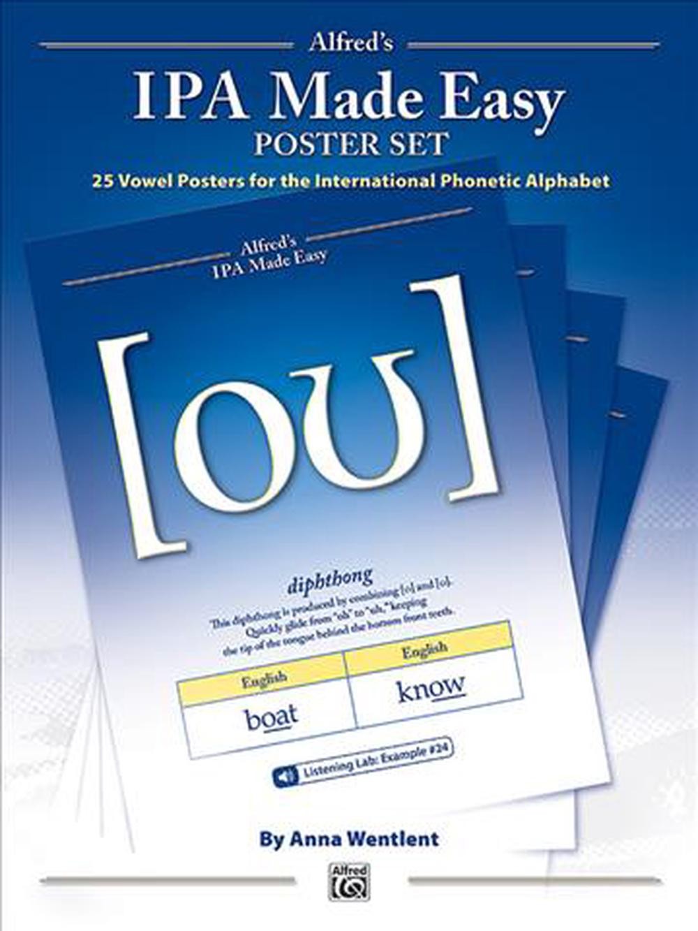 Alfred's IPA Made Easy Poster Set : 25 Vowel Posters for the ...