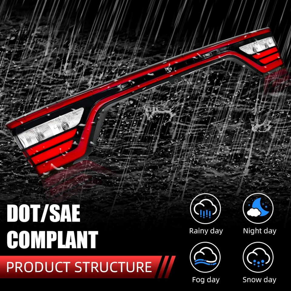 LED Tail Light Lamp Liftgate W/Camera Hole 68453659AC For 2014-24 Dodge ...