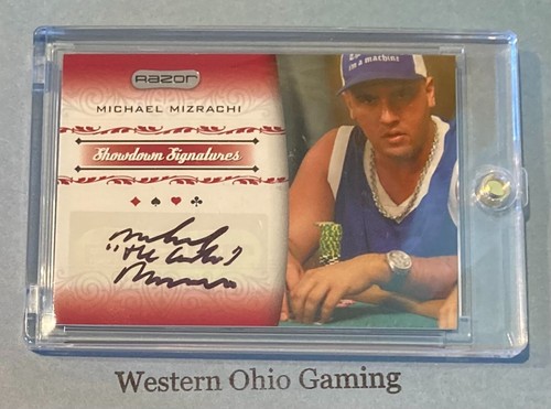2007 Razor Poker Michael Mizrachi #SS-30 Showdown Signatures Autograph ...
