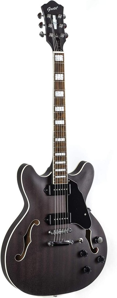 Grote GT335-04 Jazz Electric Guitar Flame Maple top Semi-Hollow Body ...