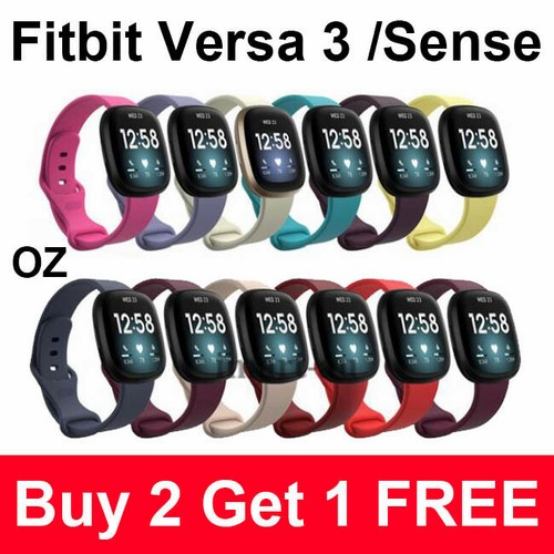 For Fitbit Versa 3 /Sense Replacement band bands tracker Watch Straps Wristband | eBay Australia