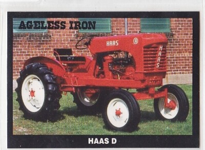 Vintage Haas D Farm Tractor Trading Card | eBay