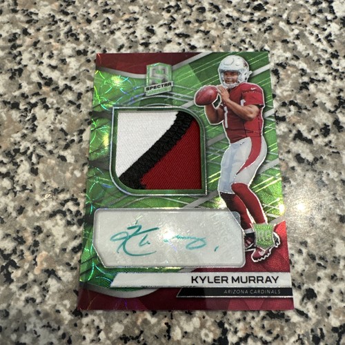 2019 Panini Spectra Green Kyler Murray RPA /50 3 Color Patch ROOKIE ...