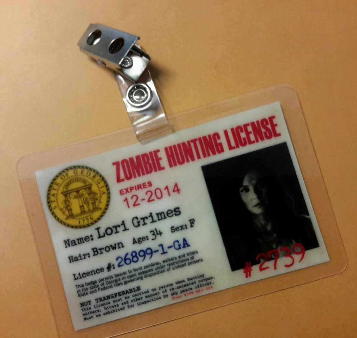 Florida Zombie Hunting License