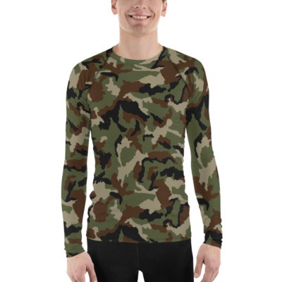 Irish DPM Camouflage Men's Rash Guard | eBay