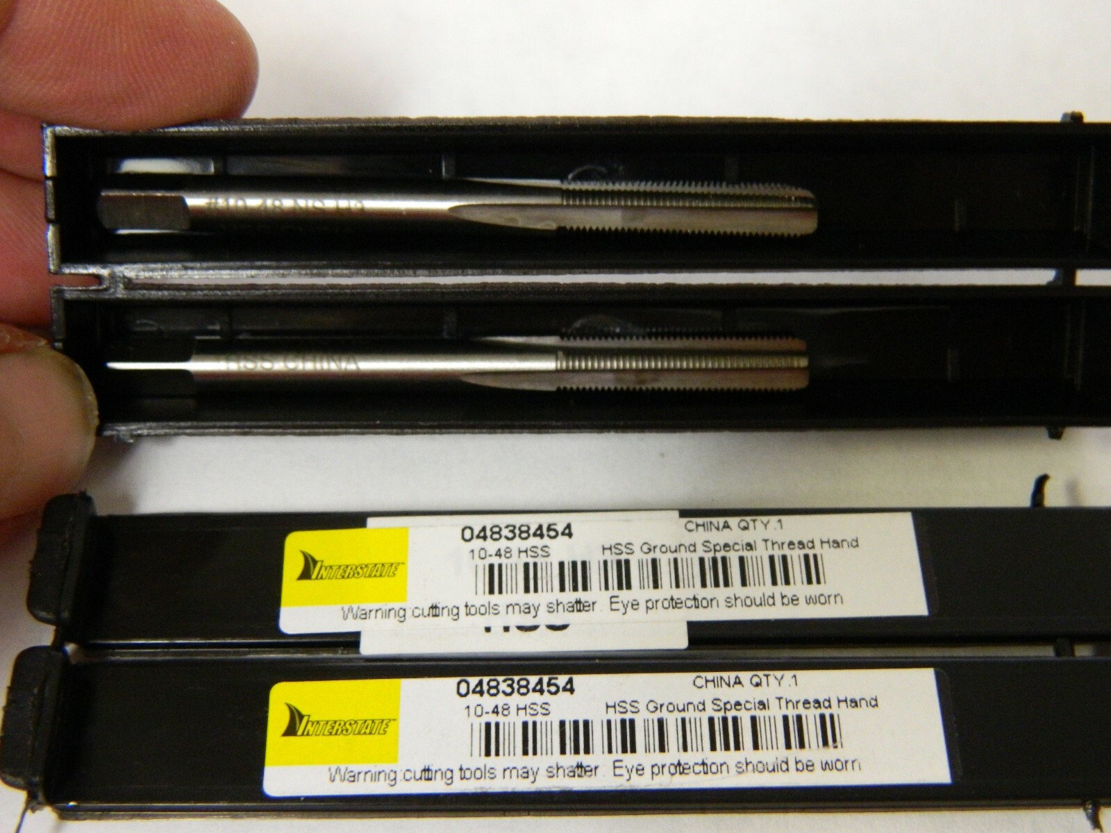 Interstate #10-48 UNS H2 4-FL Straight Flute Standard Hand Tap QTY 2 ...