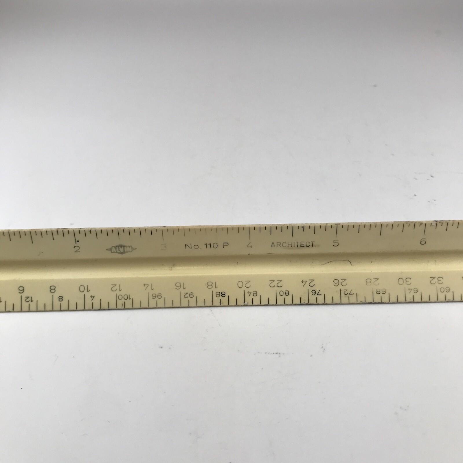 Alvin Architect Scale Drafting Ruler No 110P Triangular West Germany ...