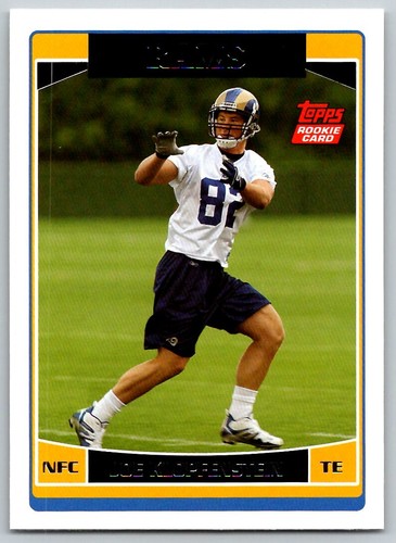 2006 TOPPS JOE KLOPFENSTEIN RC ST. LOUIS RAMS #318 | eBay