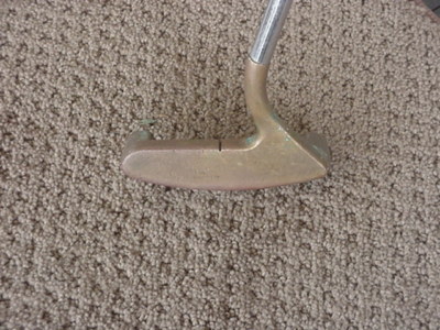 34.25 INCH BRASS MUSTANG R.A.C.O. VINTAGE PUTTER ANSER STYLE VERY NICE ...