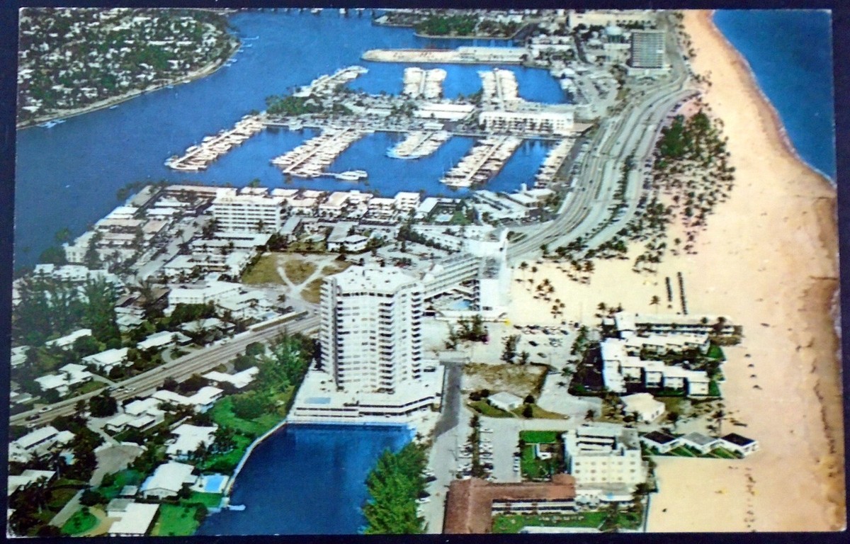 Bahia Mar Fort Lauderdale Aerial View, Bahia Mar Marina, With New