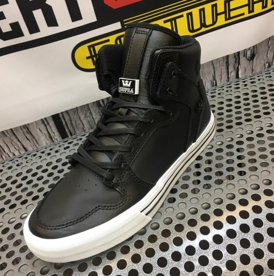 Supra Men's Supra Vaider Classic black and white retro sneakers | eBay
