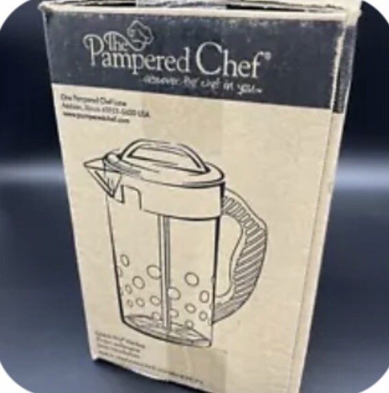 Pampered Chef Quick Stir Pitcher 2 Qt Quart NIB RETIRED # 2272 Bubble ...