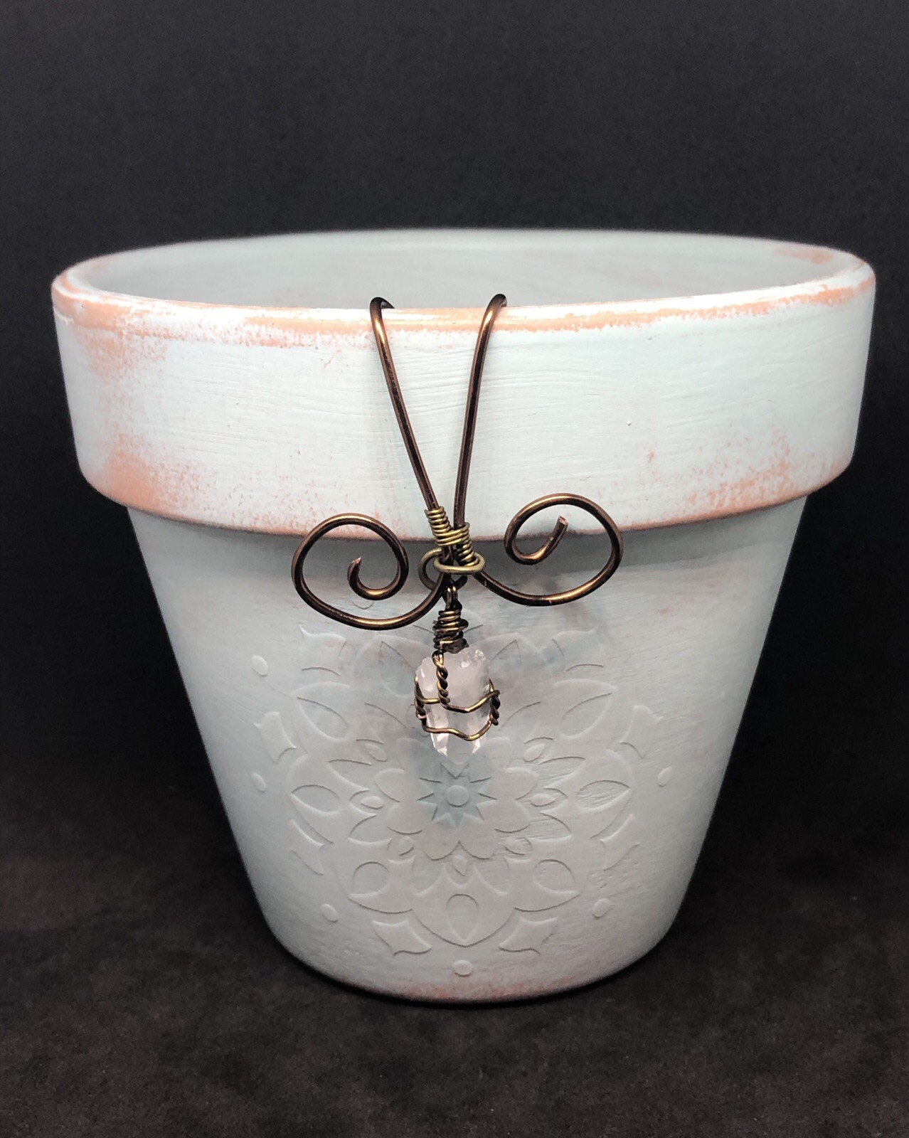 Quartz Crystal Flower Pot Decoration, Crystal Garden Decor | eBay