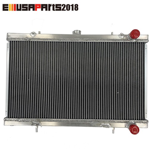 For 89-93 Nissan Skyline R32 RB20 RB25 2 Rows Manual Aluminum Silver ...