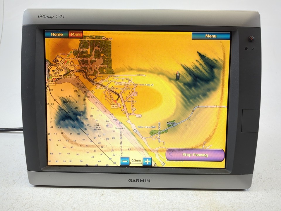 Garmin GPSMAP 5215 Boat Marine 15" Touchscreen FishFider Radar GPS ...