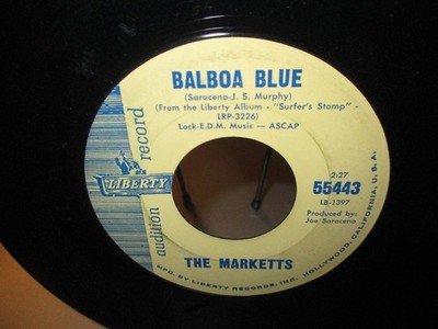 The Marketts - Balboa Blue / Stompede (7", Single, Promo) | eBay