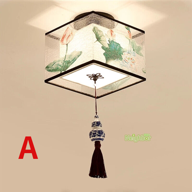 Light Square LED Aisle Hallway Lamp Classic Chinese Style Design ...