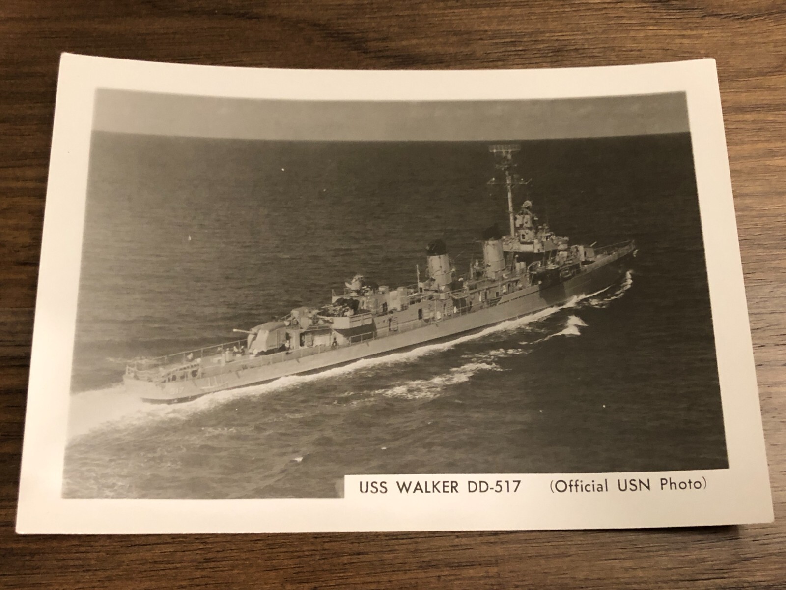 Vintage Official USN Photo - USS WALKER DD-517 | eBay