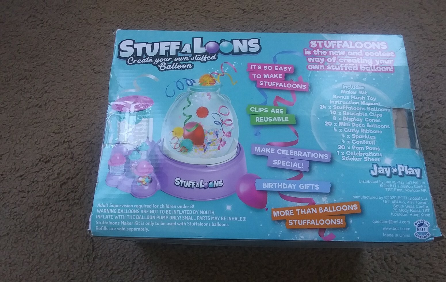 Stuffaloons Super Deluxe Maker Kit 24 Stuffed Balloons W/ Bonus No Ship ...
