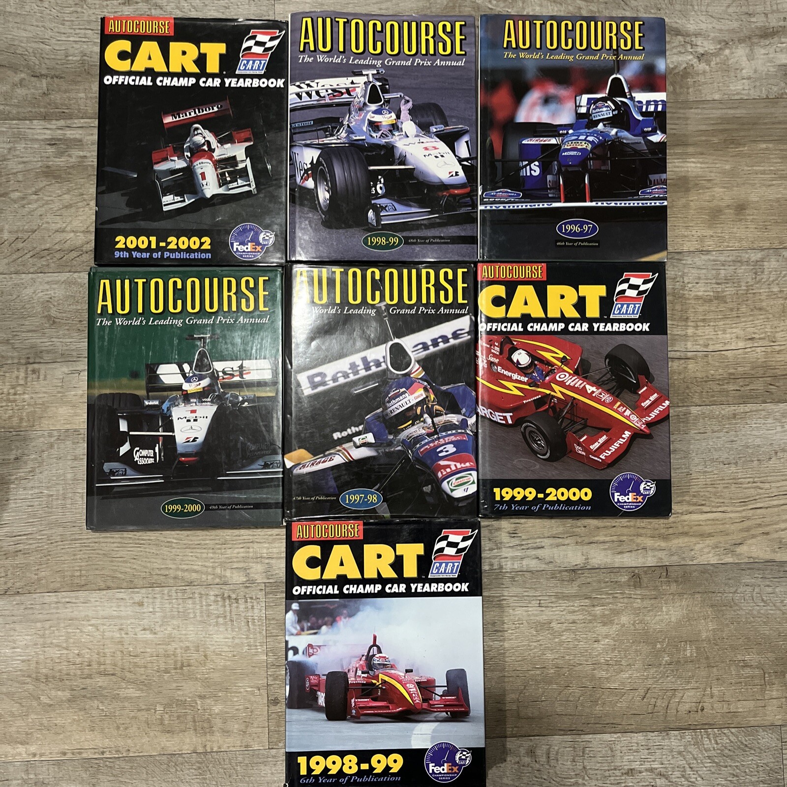Autocourse- Grand Prix Annual Lot Of 7 Hardcover Ships Fast | eBay