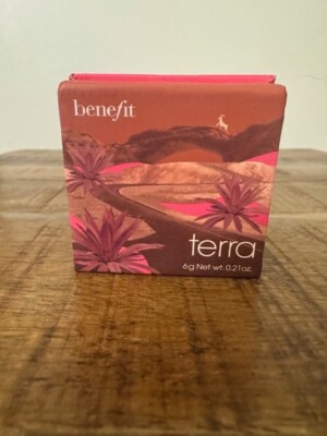 Benefit Terra Golden Brick-Red Blush! NEW! 0.21 oz. FULL SIZE! | eBay