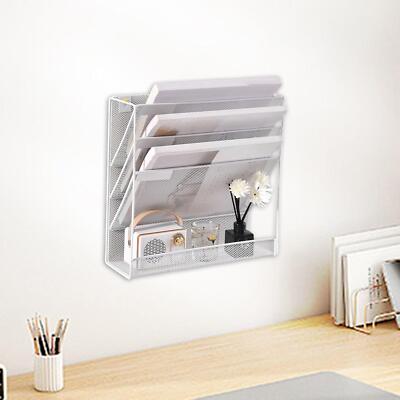 Wand-Aktenhalter, Zeitschriften-Organizer, Weißer Hänge-Post-Organizer ...