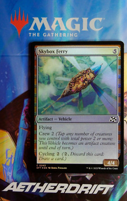 MTG DFT: Skybox Ferry (Artifact Vehicle) Common Foil Aetherdrift 0243 ...